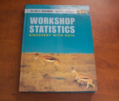 Workshop Statistics : Discovery with Data (4th Edition) | eBay