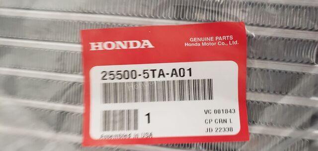 Genuine 2020-22 Honda CR-V Hybrid ATF Cooler 25500-5TA-A01 | eBay