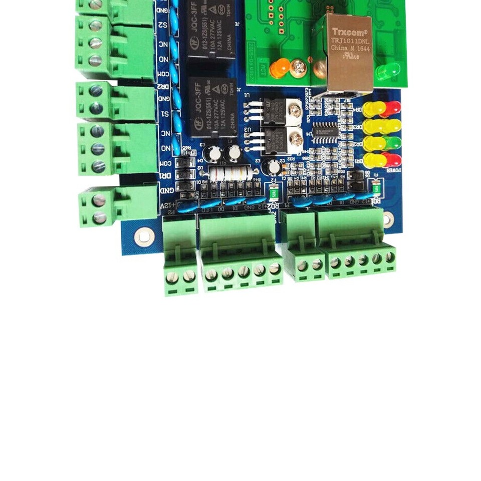 4-Door Control Kit with Reader/Switch/Power Unit/Key Fob/280kg Magnetic ...