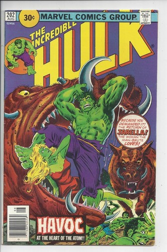 INCREDIBLE HULK 202 F (6.0) RARE 30 CENT PRICE VARIANT | eBay