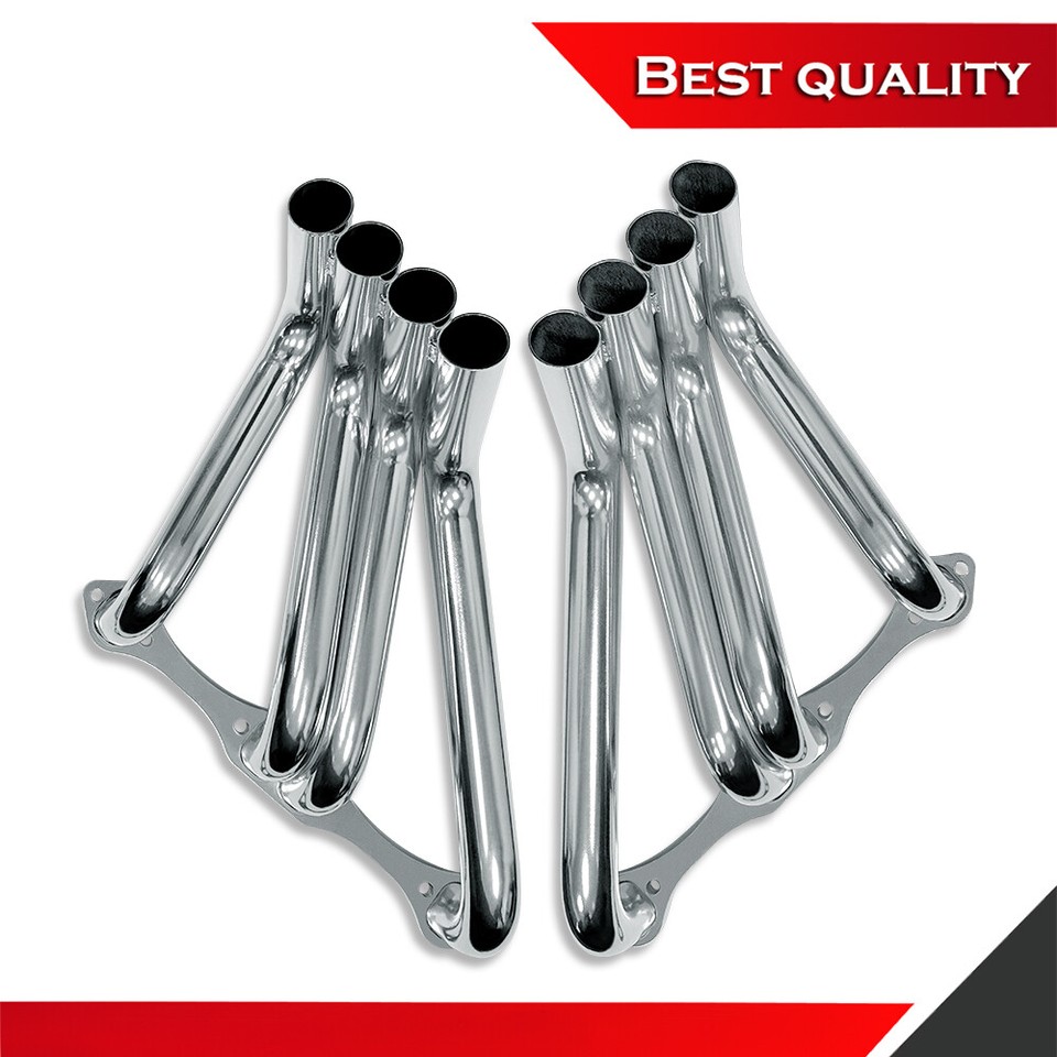 Zoomie Boom Tube Exhaust Headers Ceramic Suit Chevy Small Block 327 350 ...