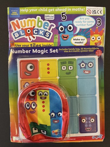 CBEEBIES NUMBER BLOCKS MAGAZINE #46 With Number Magic Set Incluided ...