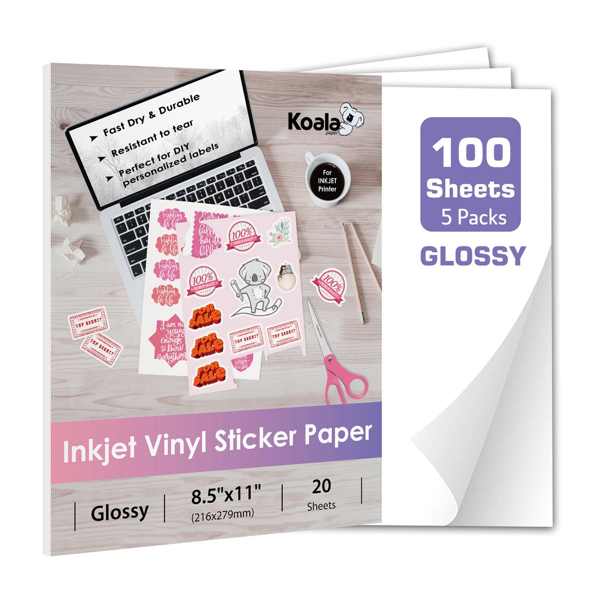 Inkjet Printable Vinyl Sheets For Printer Printable Vinyl Sticker