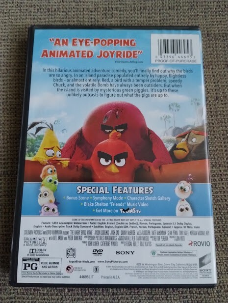 The Angry Birds Movie - DVD | eBay