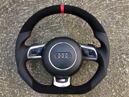 VOLANTE AUDI TT MK2 A3 S3 A6 RS6 C6 R8 GEN 1 DSG PADDLE SU MISURA | eBay