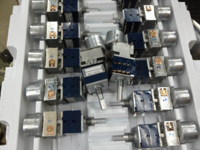 Japan ALPS RK27 100KAX2 Motorized Stereo Potentiometer Dual 100K Flat ...