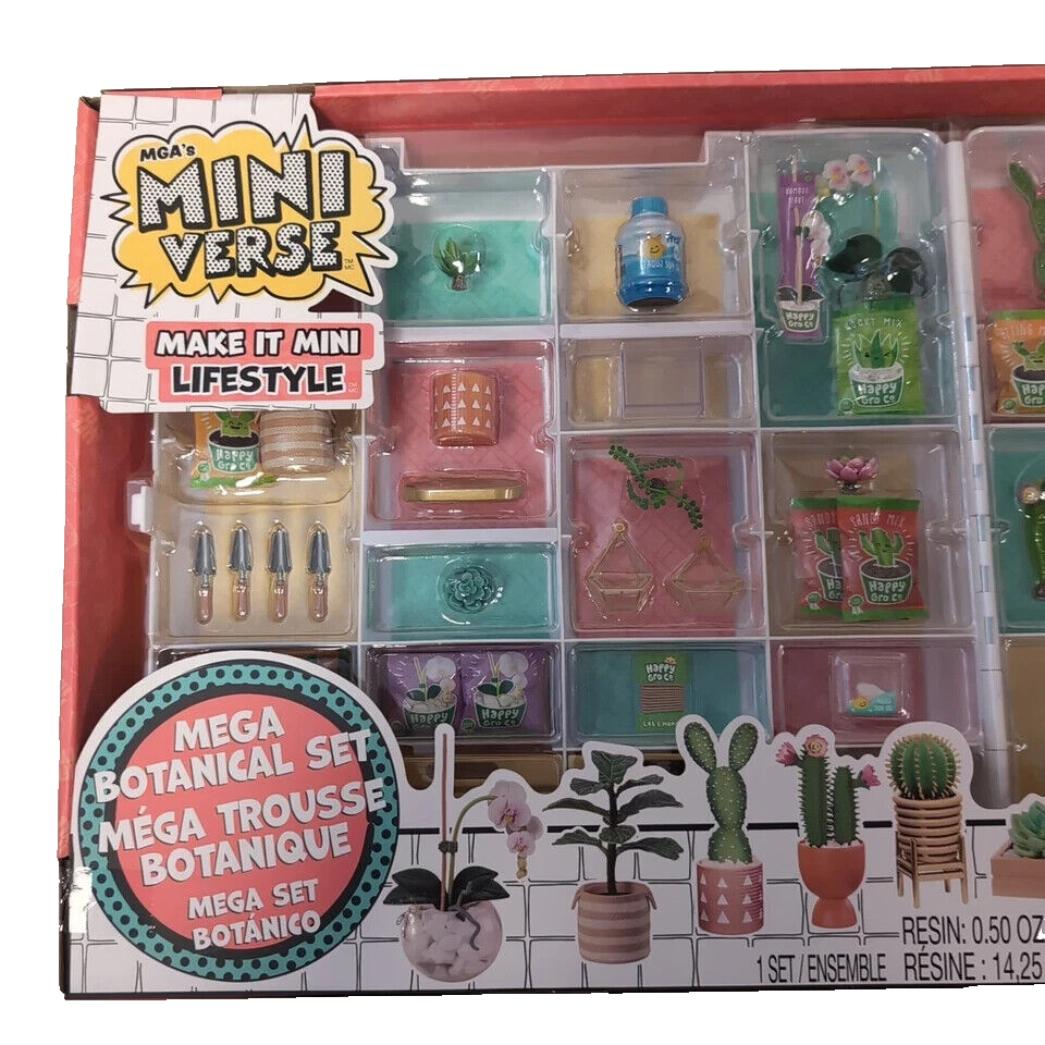 MGA Miniverse Make It Mini Lifestyle Botanical Doll Accessory Cactus ...
