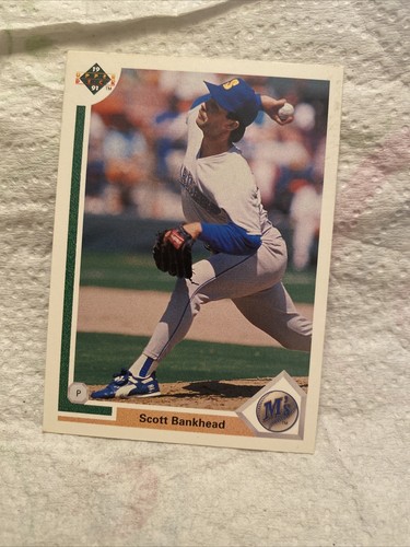 1991 Upper Deck Scott Bankhead P M"s 294 mariners Pitcher Card | eBay