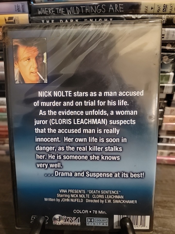 Death Sentence - Nick Nolte,Cloris Leachman - Brand New Sealed DVD | eBay