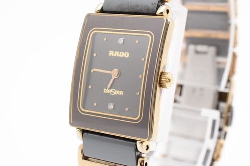 【NEAR MINT】RADO Diastar 153.0283.3N Black Dial Ceramic Quartz Woman’s ...