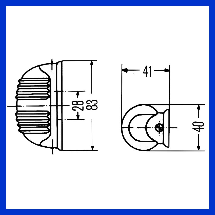 Hella Blinker Blinkleuchte Seitenblinker mit Chromrand Prüfnummer K ...