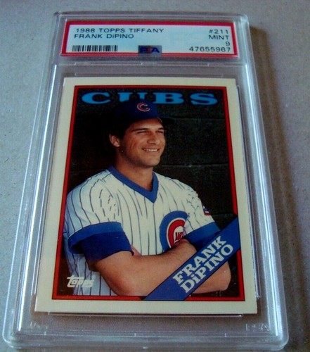 1988 Topps TIFFANY #211 FRANK DiPINO psa 9 Chicago CUBS (967) MINT | eBay