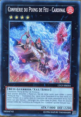 carte YU-GI-OH LTGY-FR054 Confrérie Du Poing De Feu - Cardinal NEUF FR ...