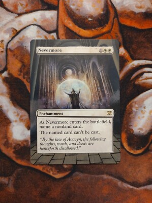 Magic the Gathering Nevermore Hand Painted Unique Custom MTG Alter | eBay