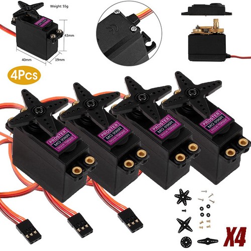4x Digital Servo Classic Metal Gear For Futaba JR 2C RC Car RC Model ...