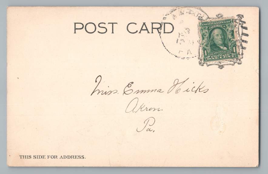 Woman Fishing for Hat-Wearing Fish ~ Antique Outcault Artist-Signed ...