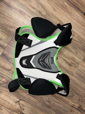 STX Cell 100 Youth Lacross Shoulder Chest Pads Small White Green Kid ...