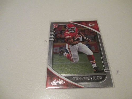 2020 Panini Clyde Edwards-Helaire Kansas City Chiefs Rookie Football ...