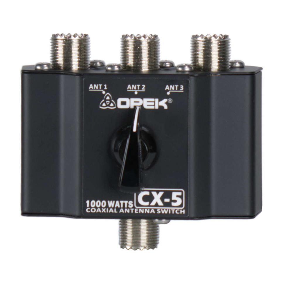 OPEK High Performance 3-Way Coaxial Antenna Switch 0-500MHz UHF, CB ...