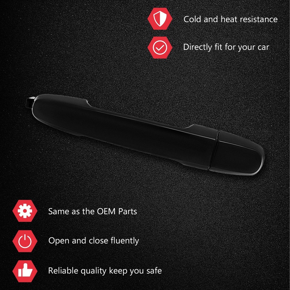 Exterior Left Right Black Door Handle For 2003-2004 Toyota Matrix | eBay
