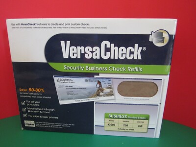 VersaCheck Security Business Check Refills. Business Voucher Checks ...