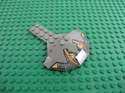 LEGO Dk Gray Modified Plate 2x6 4x8 Half Saucer Stingray 6107 6198 99 ...