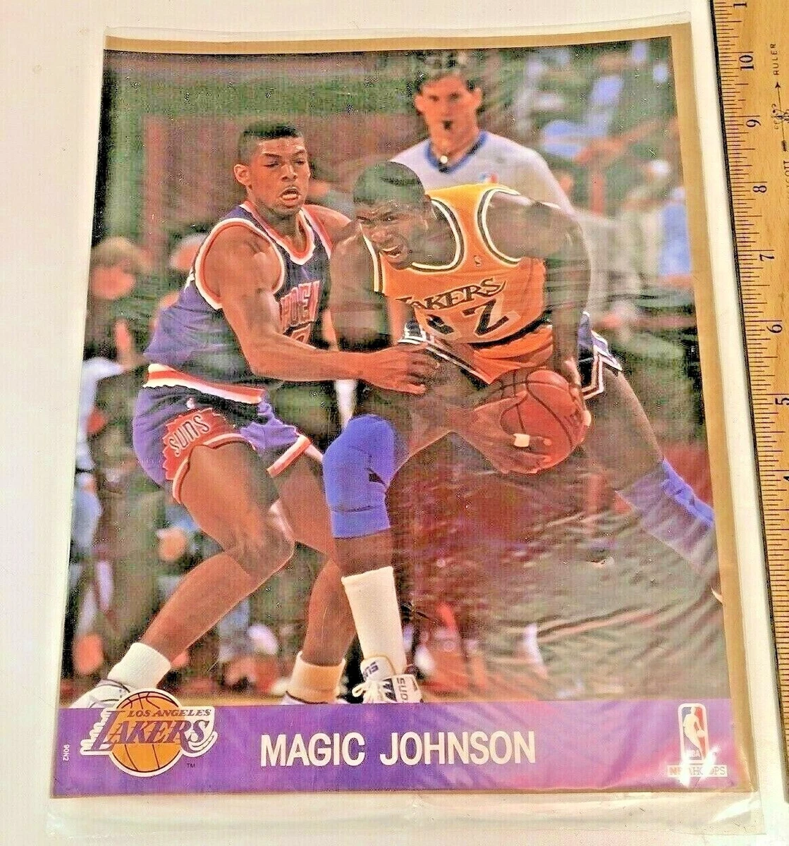 Magic Johnson In Action