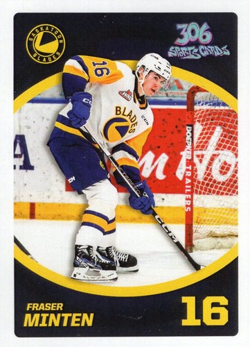 2023/24 Saskatoon Blades - FRASER MINTEN [Toronto Maple Leafs] | eBay