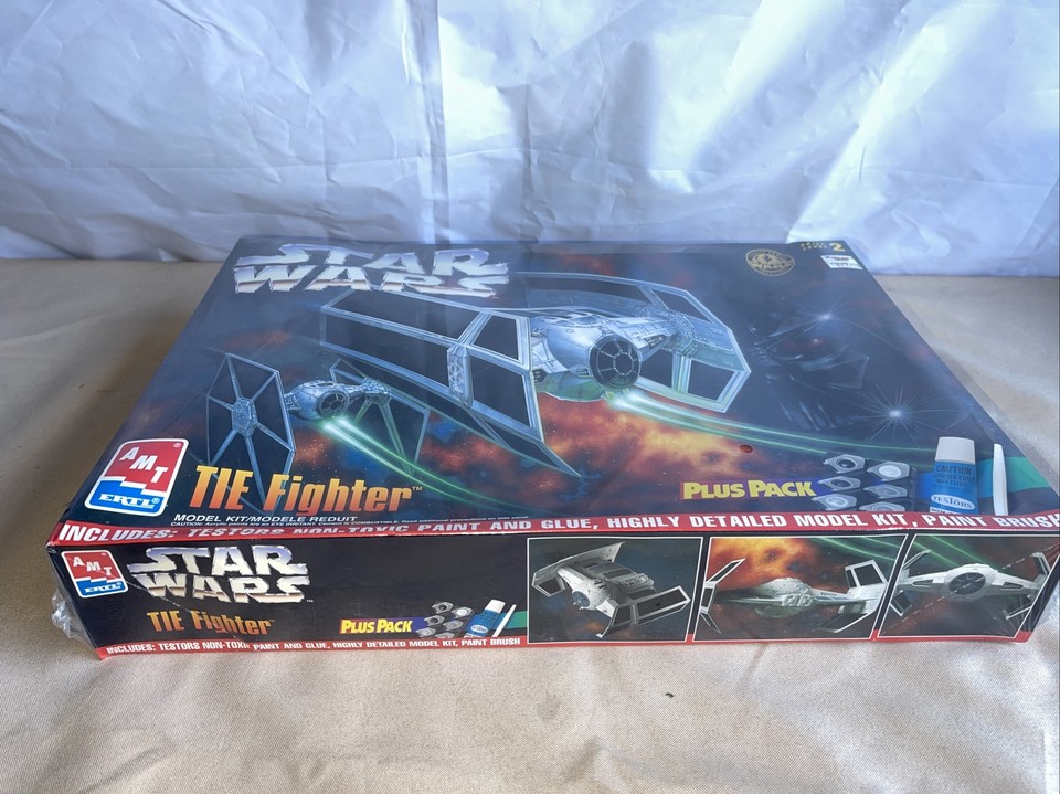 AMT STAR WARS TIE FIGHTER Model Kit 20 YEARS OF STAR WARS NIB | eBay