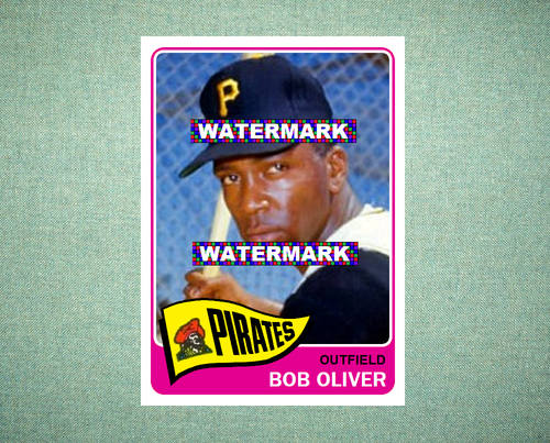Bob Oliver Pittsburgh Pirates 1965 Style Custom Baseball Art Card | eBay