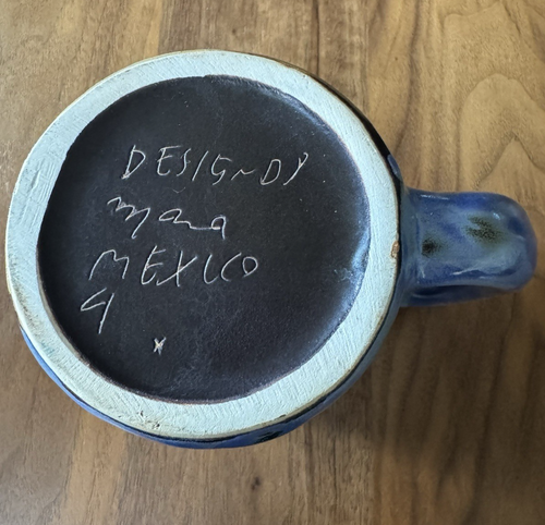 Studio Art Pottery Mara Mexico Frog Heavy Mug Cup 16oz Coffee Tea ...