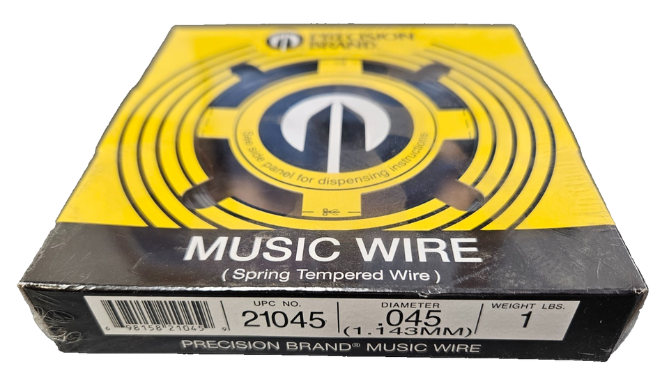 .051 Music Wire Precision Brand 21051 One Pound Roll 144 Feet | eBay