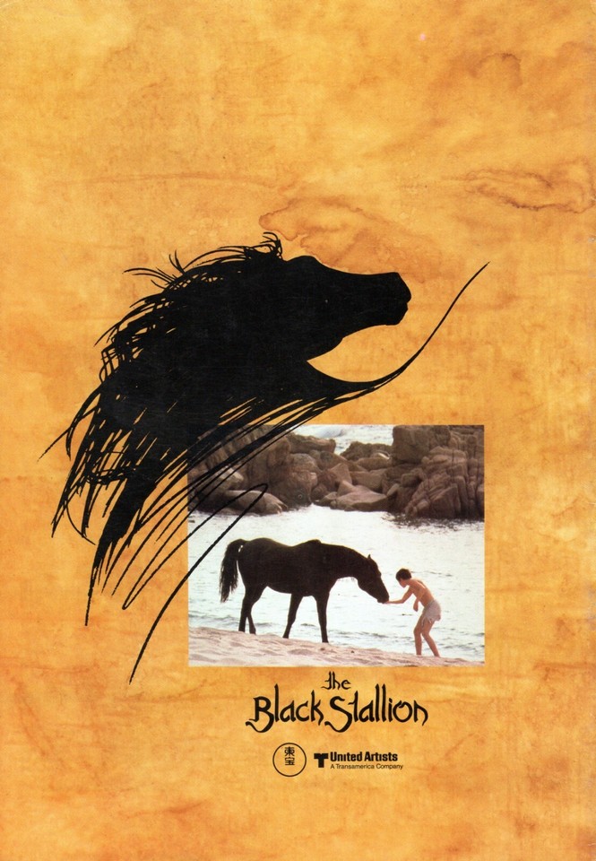 THE BLACK STALLION 1980 JAPAN MOVIE PROGRAM BOOK-MICKEY ROONEY-HORSE ...