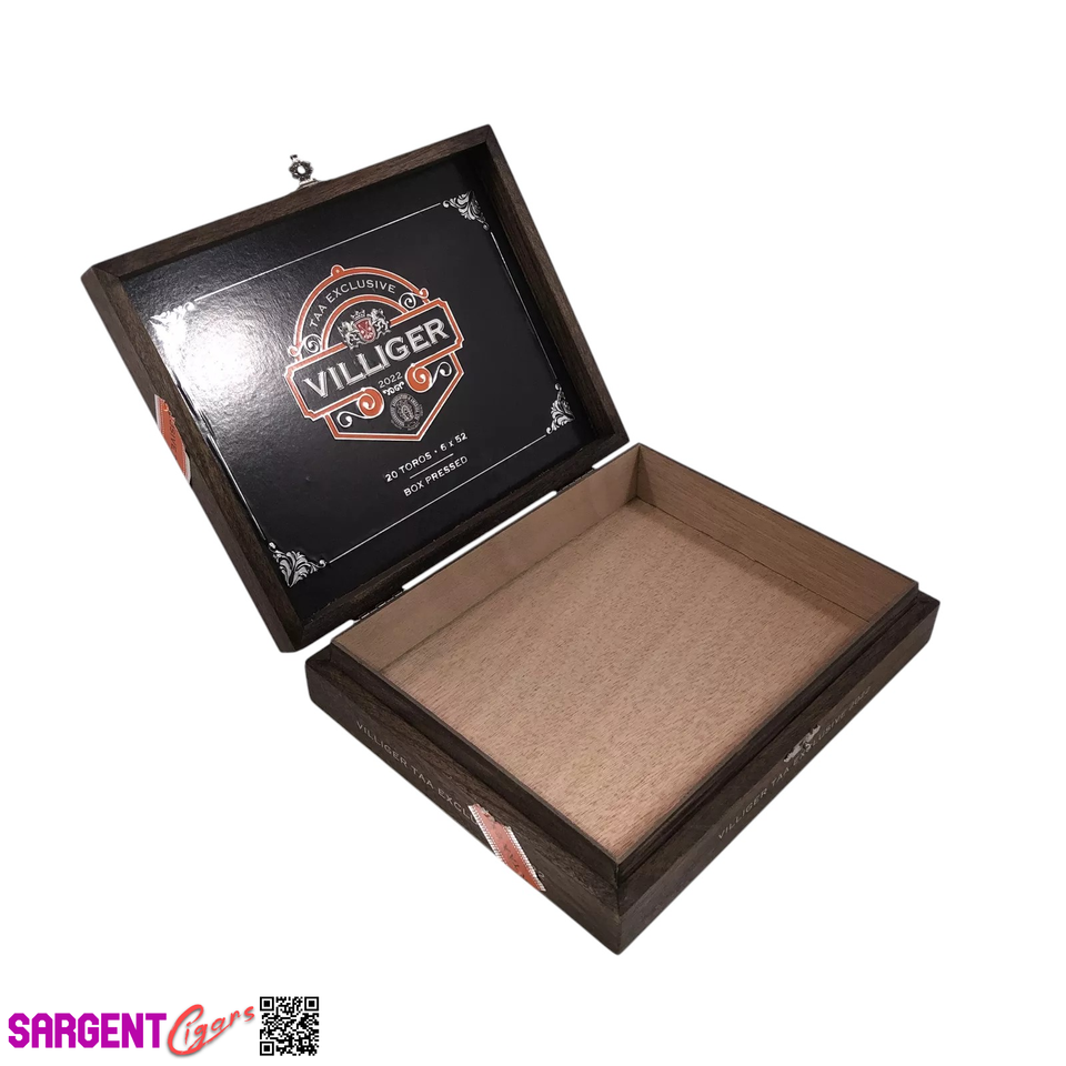 Villiger Exclusivo 2022 Empty Wooden Cigar Box 9x7x2 | eBay