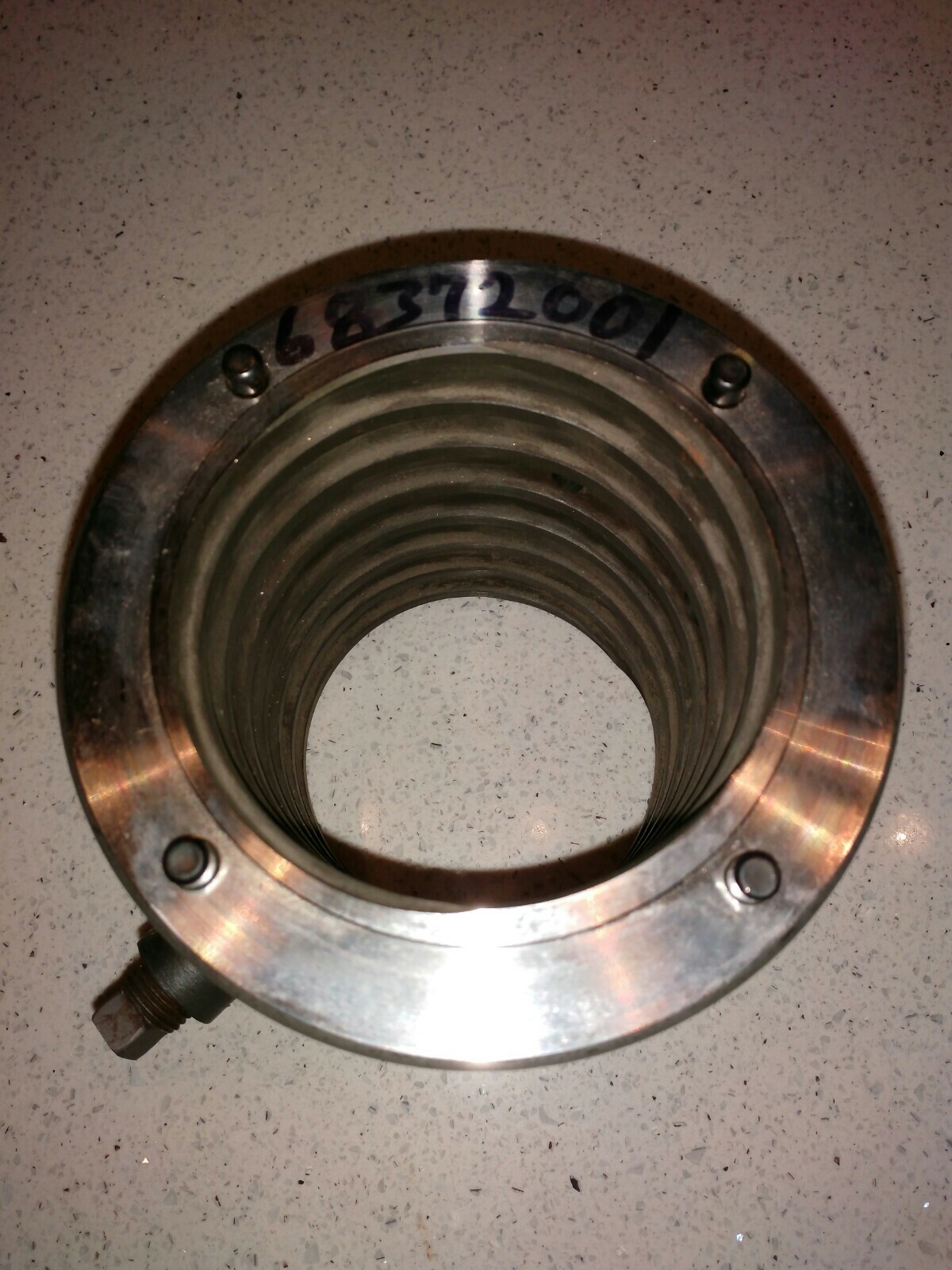 Extruder Barrel - Jacketed Spiral Barrel for single screw extruder ...