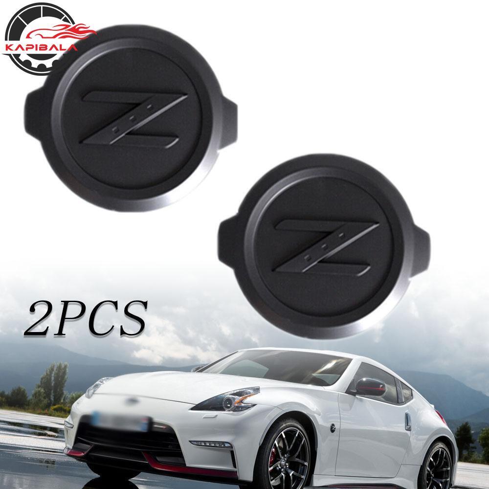 2PCS Matte Black Z Nameplate Front Trunk Lid Emblem For 350Z 370Z ...