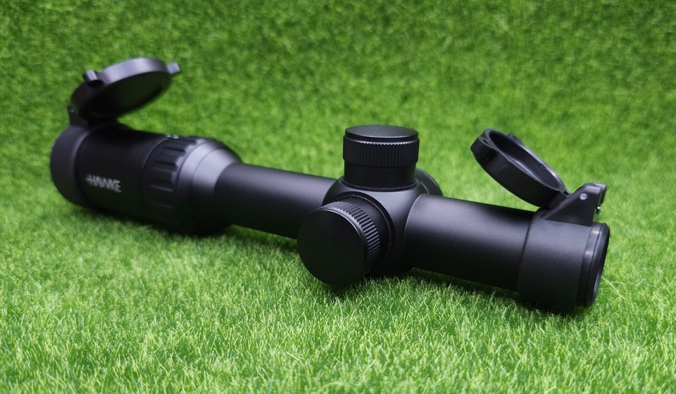 Hawke Vantage IR 1-4x20mm Illuminated Turkey Dot SFP Reticle Riflescope ...