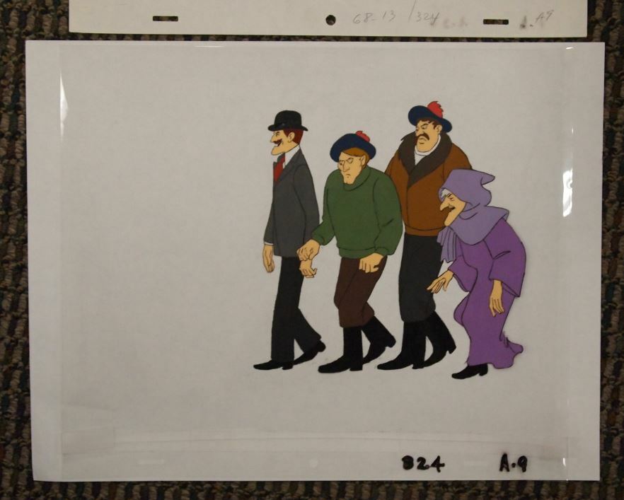 Original Production Cel Drawing Villains Butch Cassidy and the Sundance ...