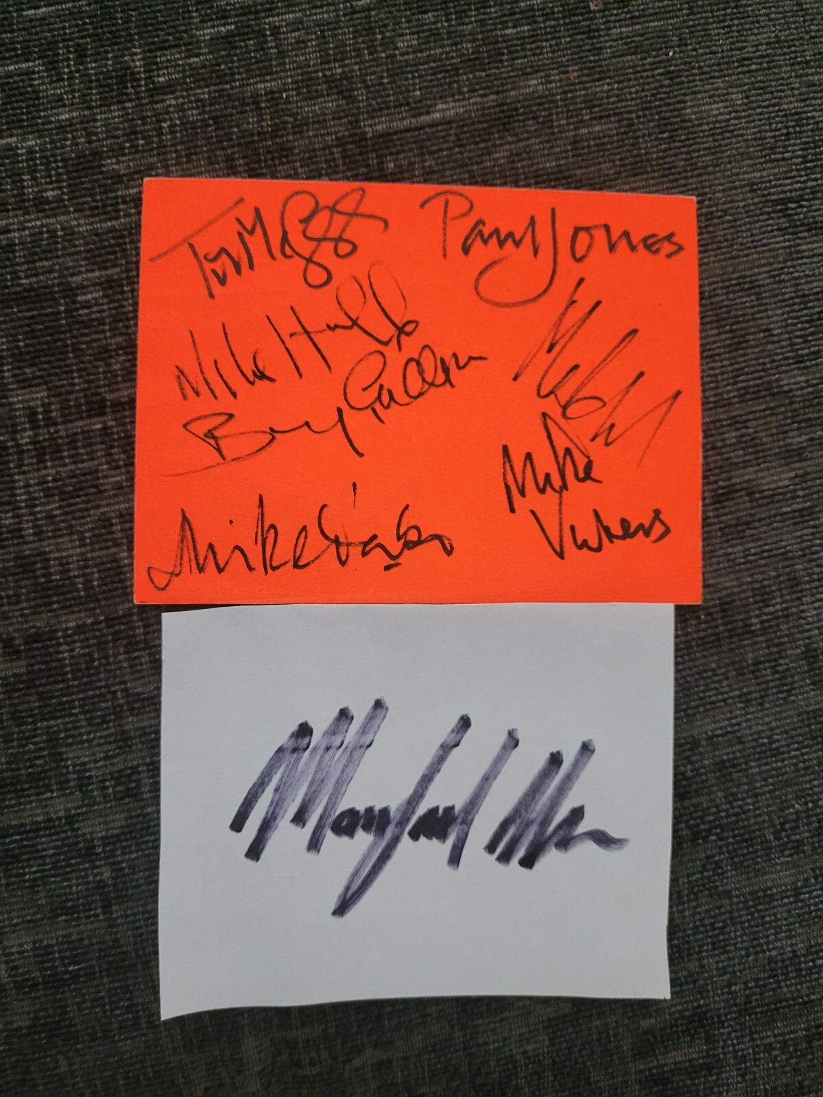 Manfred Mann Full Set Of Signatures 6 Members | eBay