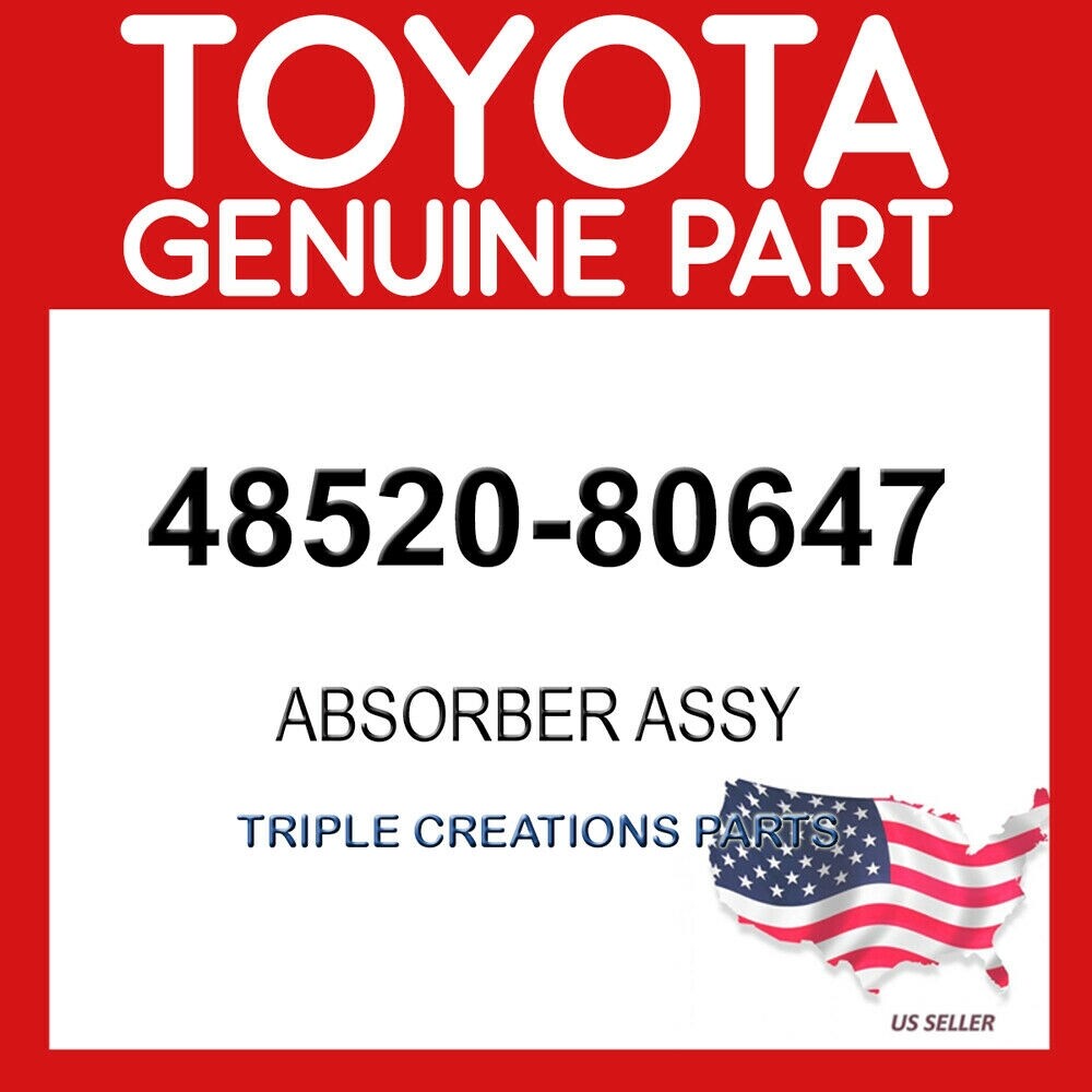 Toyota Genuine 4852080647 Absorber Assy Shock Front LH 48520-80647 OEM ...