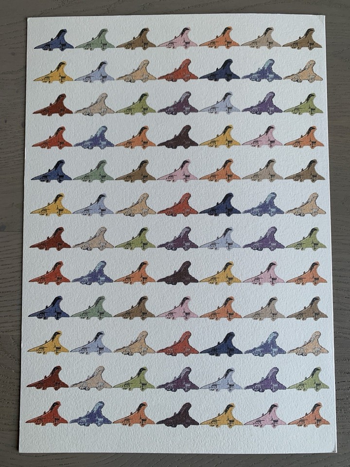 MENU Concorde Air France, Paris / New York, Jean BOGGIO (avril 2003) | eBay