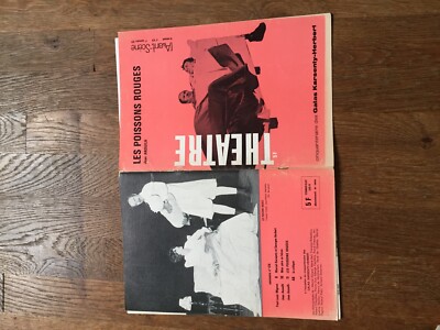 REVUE L AVANT SCENE THEATRE 478 les poissons rouges galabru marielle ...