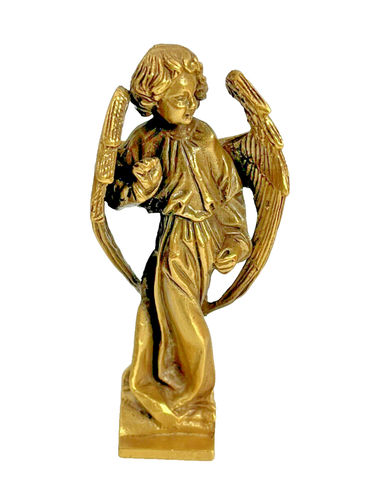 MMA Brass Tone Metal Angel Figurine Metropolitan Museum of Art ...