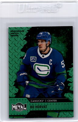 2020-21 SkyBox Metal Universe: PMG Green Bo Horvat | eBay