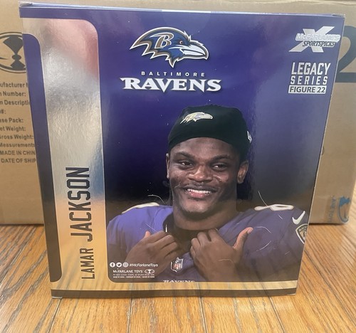Lamar Jackson Baltimore Ravens NFL Mcfarlane Legacy Chase Figure | eBay