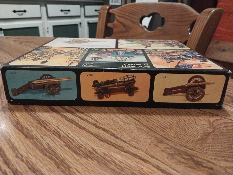 Vintage Pocher Cannons Model Kit - Art. C/03 Field Gun English Model ...