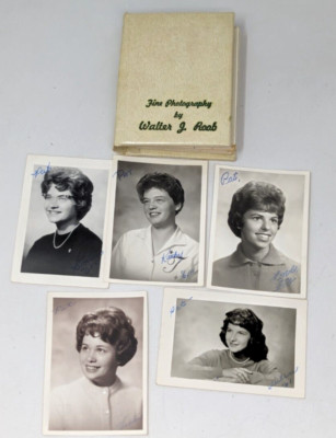 Vintage 1960s High School Graduation Classmate Friends Photo Album 25 ...