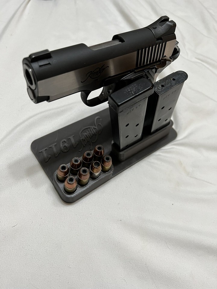 Kimber 1911 Full Size Pro Ultra Carry Display Stand W/ Magazine Holders ...