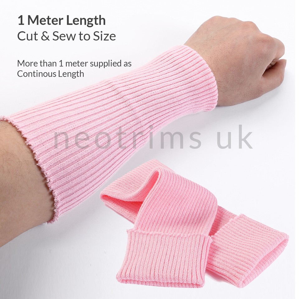 Rib Knit Cuffing Tubular & Matching Waistband Ribbing Welt Trimming,28 ...