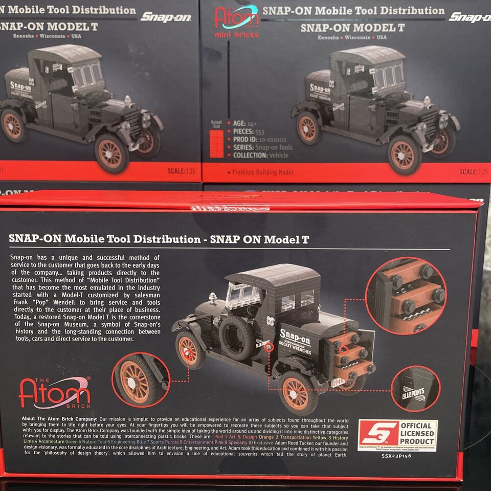 SNAP ON TOOLS Atom Brick Mini Bricks Model T - SSX23P156 Premium Model ...
